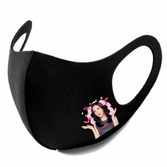 Handmade | Accessories | Blackpink Jisoo Face Mask Washable Reusable ...